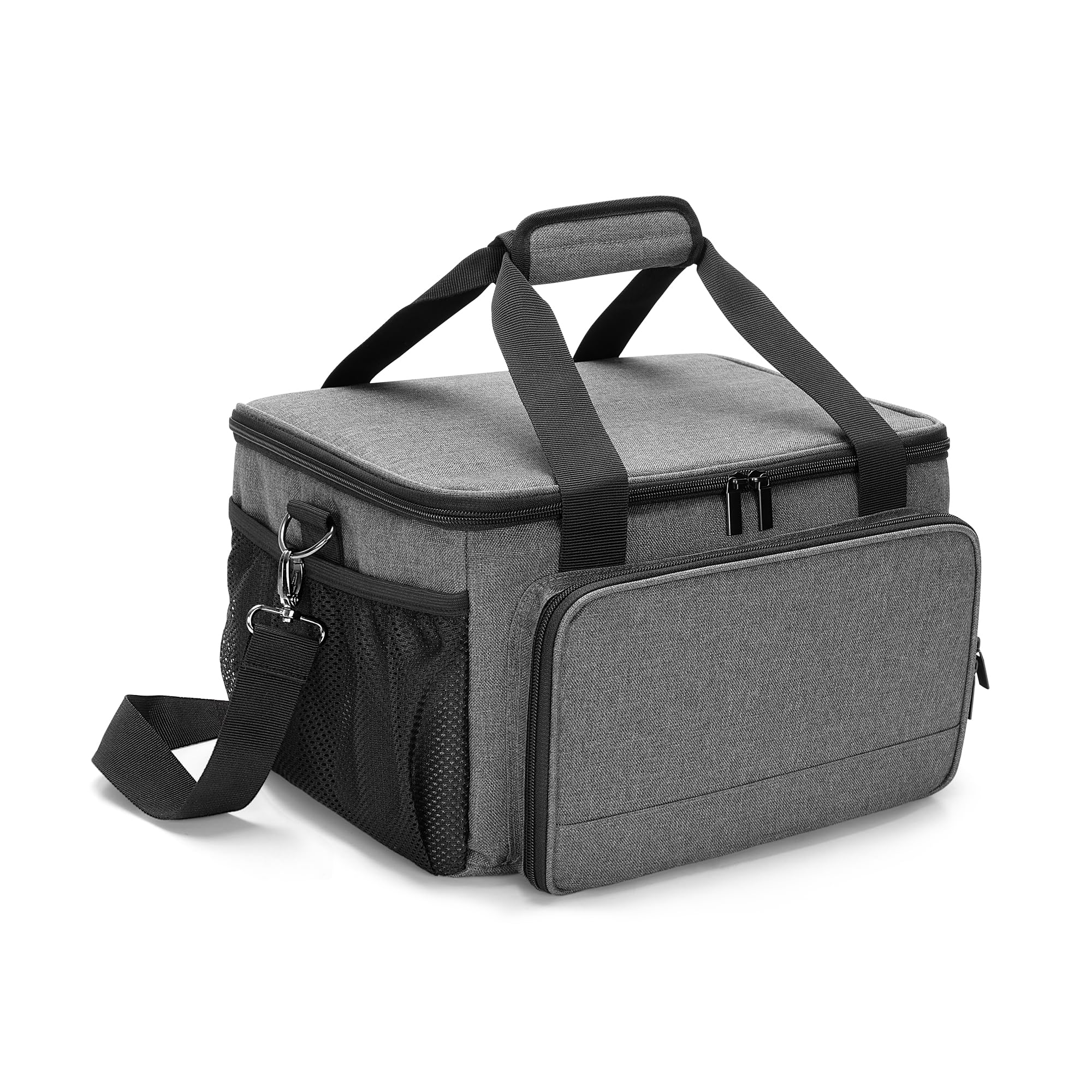 LUXJA Carrying Case Compatible with Cricut Joy Xtra, Bag Fits for Cricut Joy Xtra, 8.5 x 12 inch Cut Mat and Other Supplies(with Multiple Storage Sections), Gray