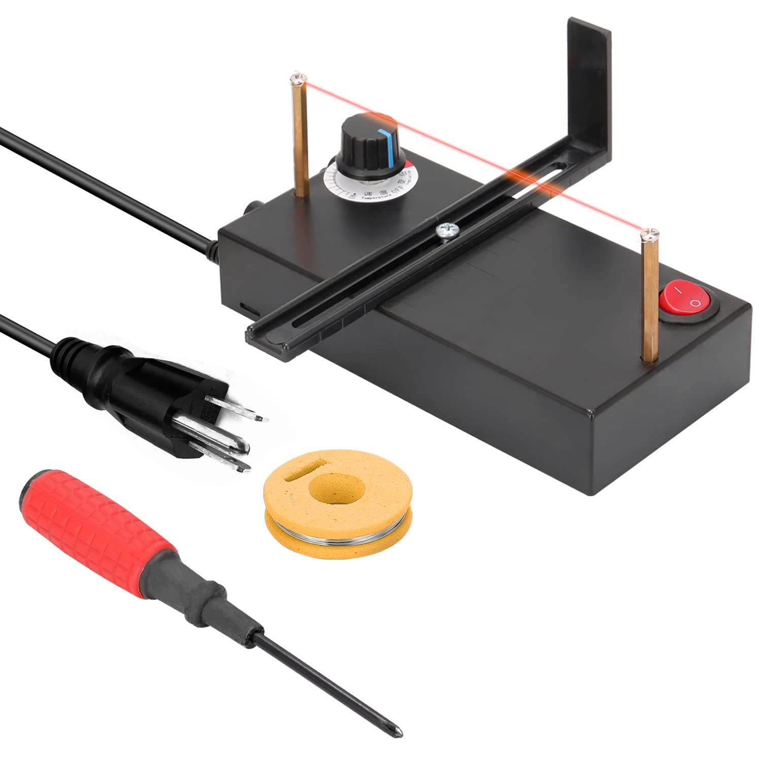 ERYUE Ribbon Cutter, Home Use Hot Ribbon Cutter Machine DIY Rope Band Craft DIY Manual Cut Tool