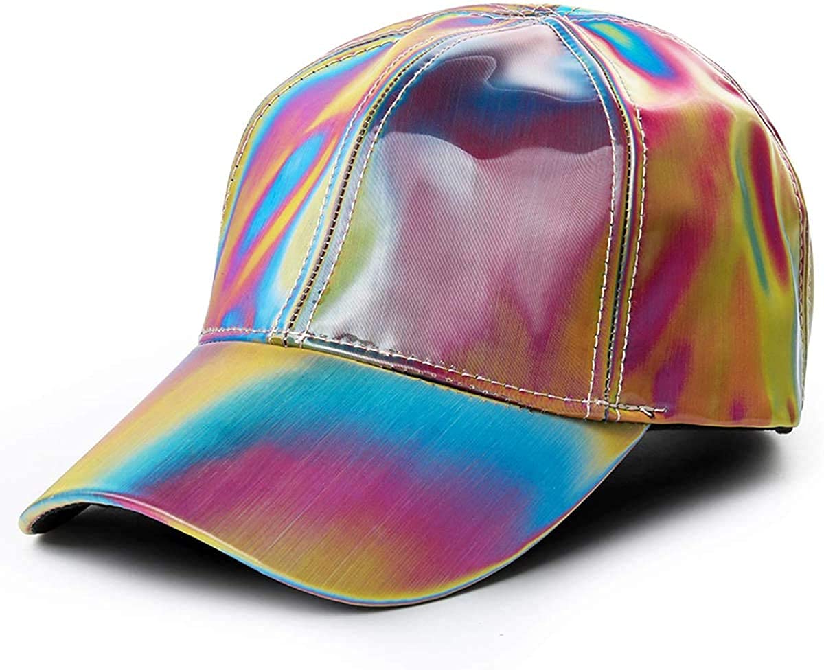 FirstCos Replica Future Baseball Cap Rainbow Cosplay Hat Shining Adjustable Adult