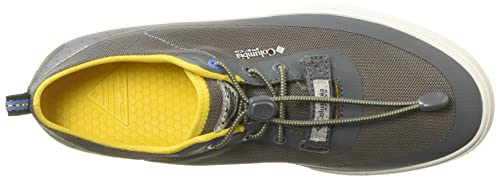 Columbia Mens Dorado CVO PFG Boat Shoe, Ti Grey Steel/Electron Yellow, 12 Wide US