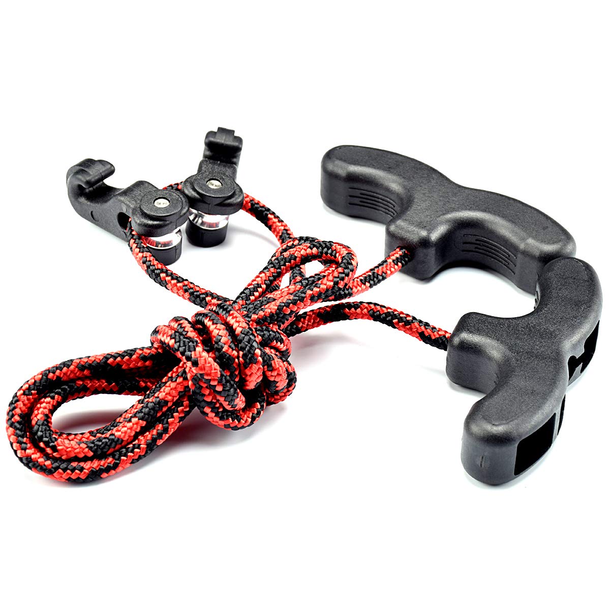 Crossbow Cocking Device Double Handle Crossbows Rope Cocker Aid Cocking String Tool (CT021,Red)