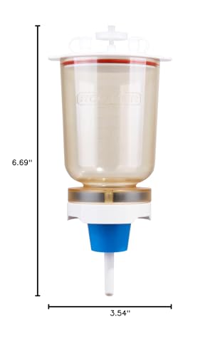 Rocker Scientific MF5 Laboratory Magnetic Filter Funnel with Lid Kit, PES, 500mL, 47mm