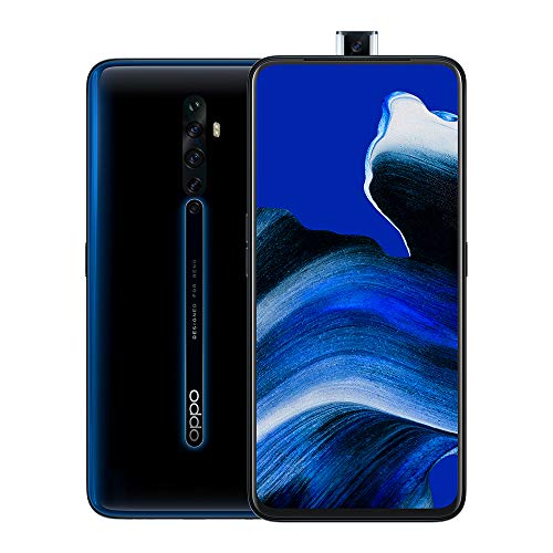OPPO Reno2 Z Dual-SIM CPH1951 128GB (GSM Only, No CDMA) Factory Unlocked 4G/LTE Smartphone - International Version (Luminous Black)
