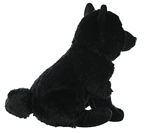 Wild Republic Wolf Plush, Stuffed Animal, Plush Toy, Kids Gifts, Black, 12"