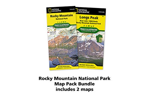 Rocky Mountain National Park [Map Pack Bundle] (National Geographic Trails Illustrated Map)