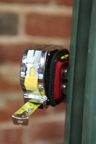 MagnoGrip 002-290 Quick Snap Magnetic Tape Measure Holder, Red