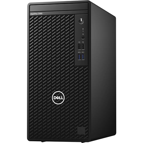 Dell OptiPlex 3080 Full Size Tower Business Desktop, Intel Hexa-Core i5-10505 (Beat Core i7-8700B), 16GB DDR4 RAM, 1TB PCIe SSD + 1TB HDD, AC WiFi, Bluetooth 5.0, Keyboard and Mouse, Windows 11 Pro