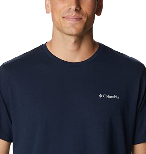 Columbia Men's Thistletown Hills Short Sleeve, Collegiate Navy Heather, Medium