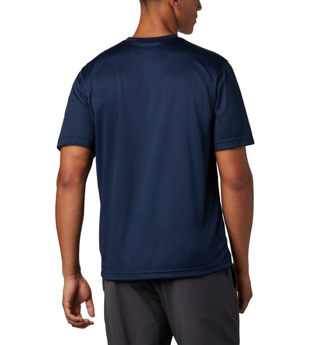 Columbia Men's Meeker Peak Short Sleeve Crew, Collegiate Navy, XX-Large
