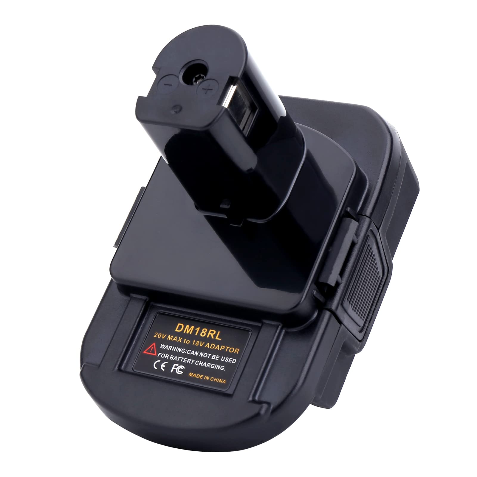 ELEFLY DM18RL Battery Adapter Converter Compatible with Dewalt 20V Battery & M18 Battery, Replacement for Ryobi 18V Battery ONE+ Tools P108 P189 P190 P197 PBP005