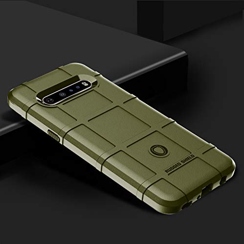 ZYZX Phone Case fit for LG V60 Thinq,Heavy Duty Shockproof Military Grade Drop Tested Protective Phone Case Hybrid Heavy Duty Impact Shock Resistant Soft TPU Bumper Cover for LG V60 Thinq HD-Green