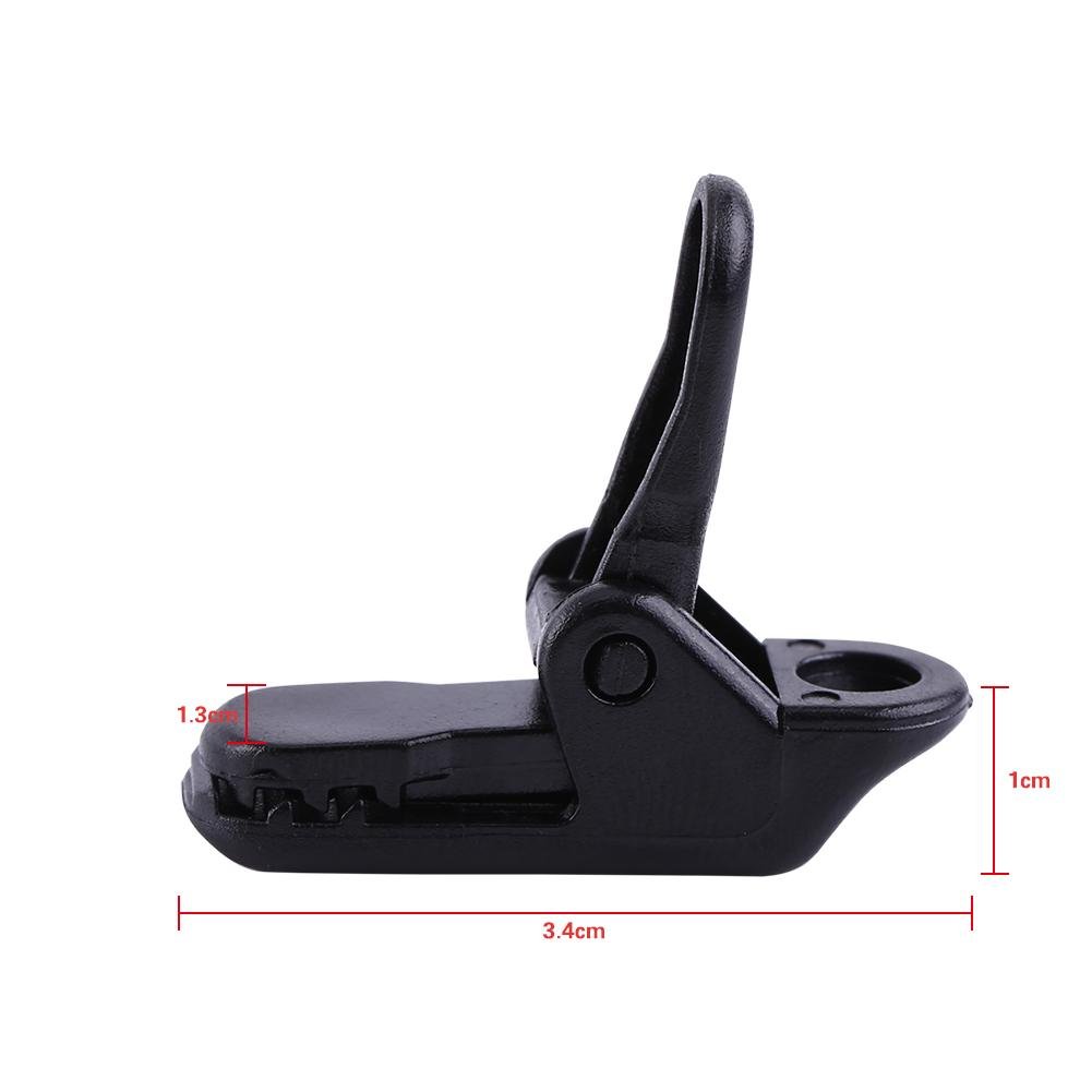 Clips for tarps,20x Cam Awning Clamp Tarp Clips Canopy Clamp Kit Tarp Clips Set Black Tent Snap Replacement for Outdoor Cam Tent, Awning, Caravan