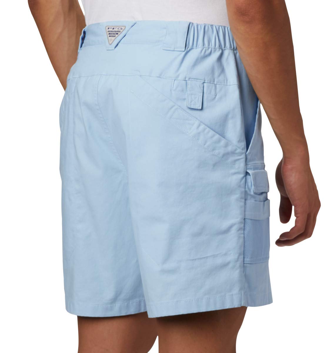 Columbia Men's Standard Half Moon III Short, Sail, Large/8" Inseam