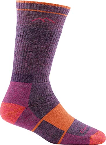 Darn Tough Women's Hiker Boot Midweight with Full Cushion (Style 1908) - Plum Heather, Large