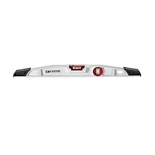 Kapro - 930 SmartCast Professional Level - Cast Mason’s Level - Features Optivision Red Acrylic Vials - VPA Tested - Aluminum - 32 Inch