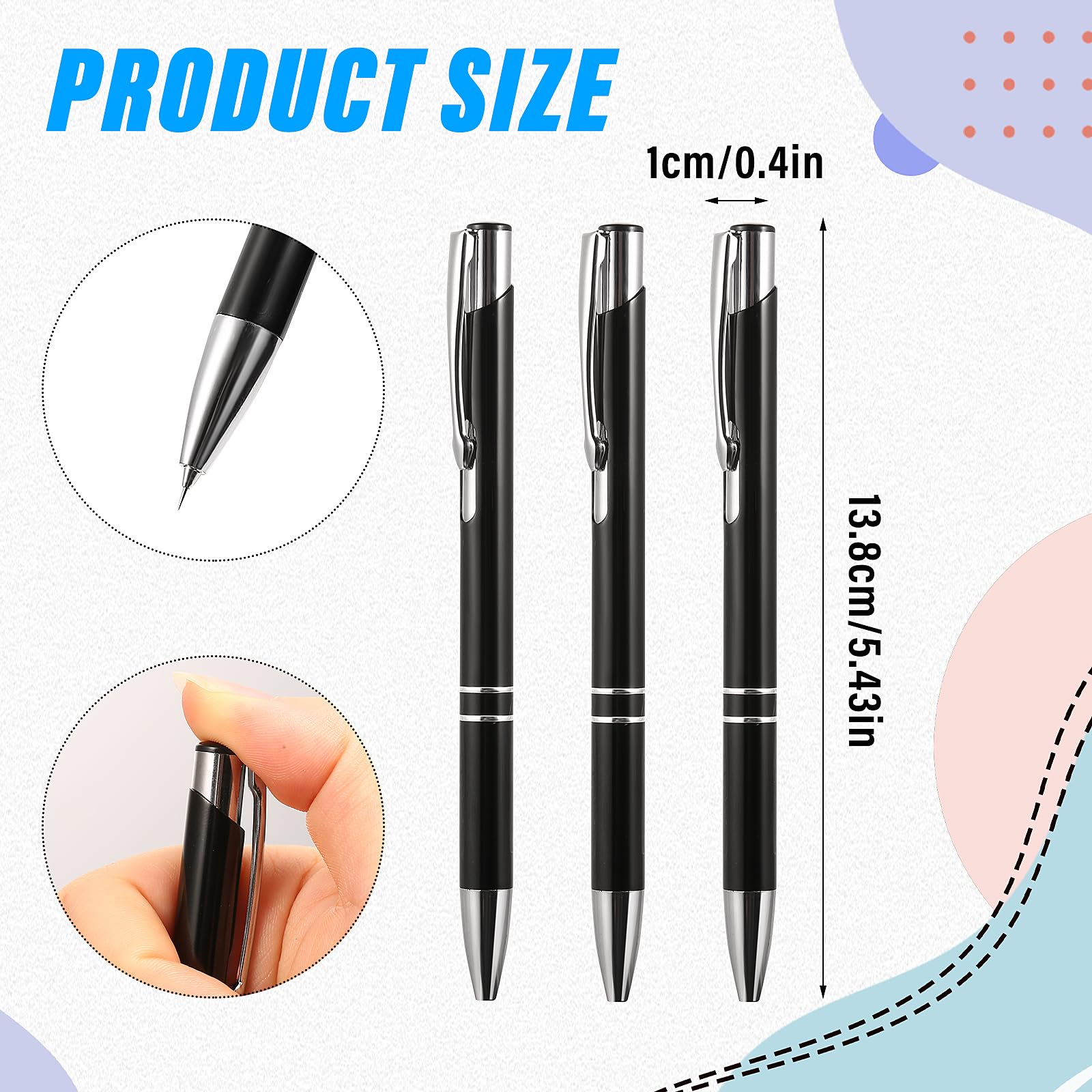 cobee DIY Art Drawing Pens, 3 Pack Retractable Hand Craft Engraving Pens with Pocket Clip Practical Hobby Paper Painting Pens Creative Carving Pencil Pens for Student Scrapbooking Drawing Spplies