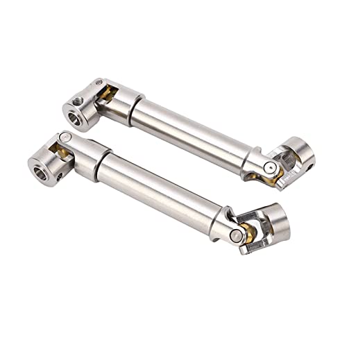 RC Drive Shaft Set, 2Pcs M4 Six Teeth RC Drive Shaft for 1/10 RC Crawler (91mm)