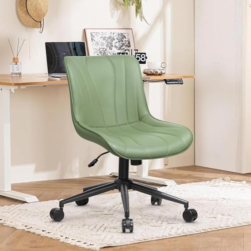 naspaluro Modern Office Chair with Wheels Olive Green
