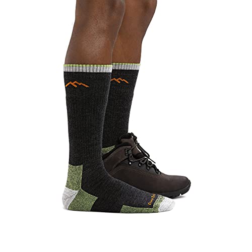 Darn Tough Men's Hiker Merino Wool Cushion Socks Boots, Lime, Small
