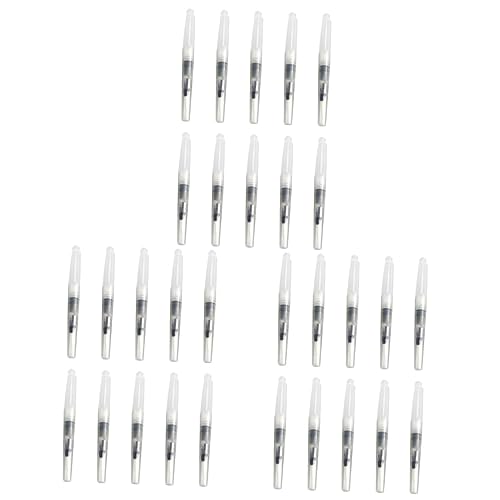 SEWACC Brush Pen 30 pcs Pens Markers Pen Brush Pencils M Gouache Pencil Drawing for Bulk Color Soluble Pointed Mm Filled Watercolor Colored Coloring Refillable Water Ink Paint Painting