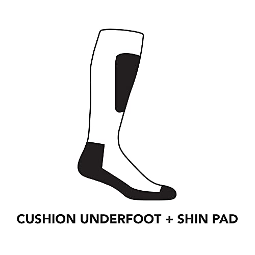 Darn Tough Vermont Edge OTC Midweight with Cushion w/Padded Shin Cedar XL (US 12.5-14.5)