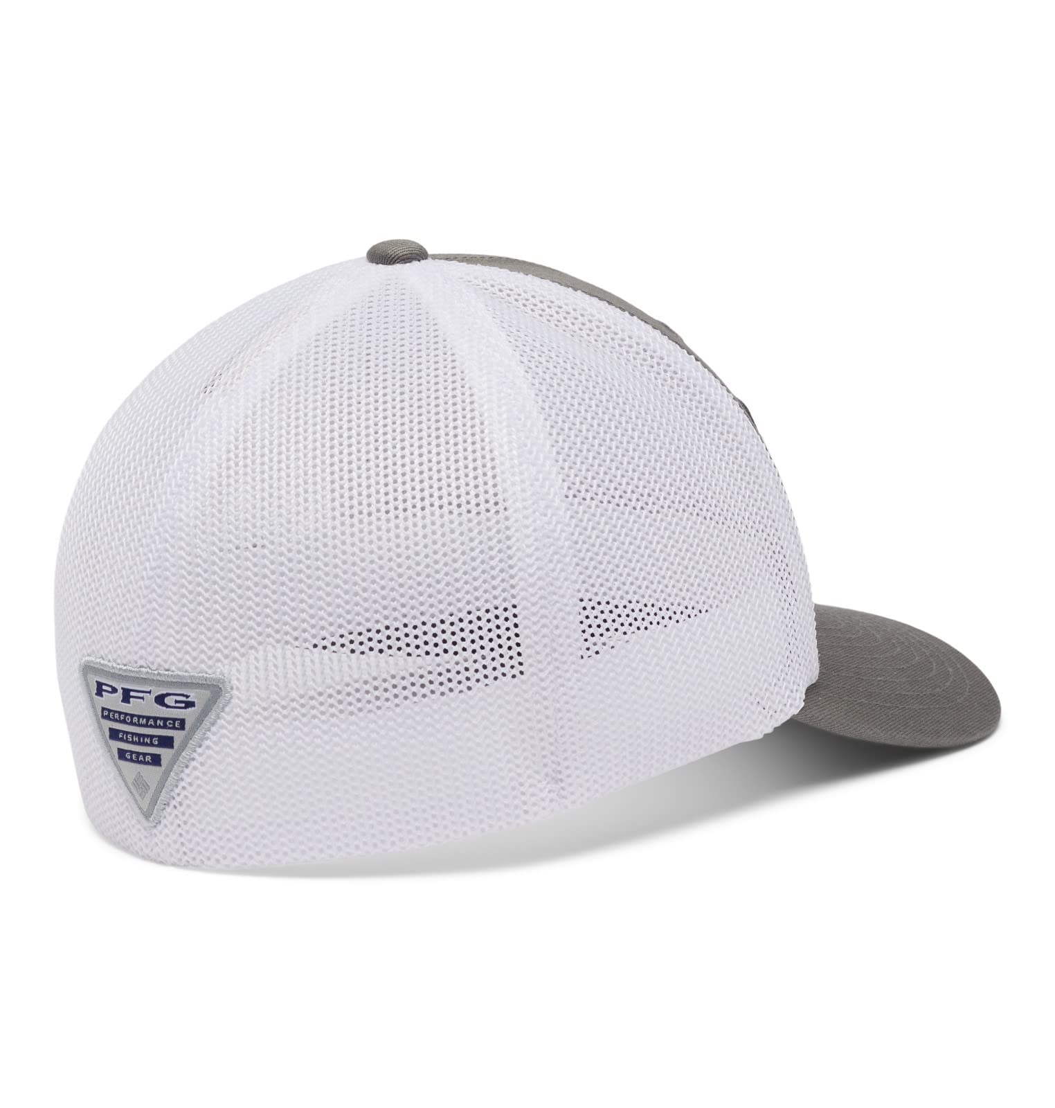 Columbia Unisex PFG Hooks Mesh Ball Cap - Low, Titanium/Silver, Small/Medium