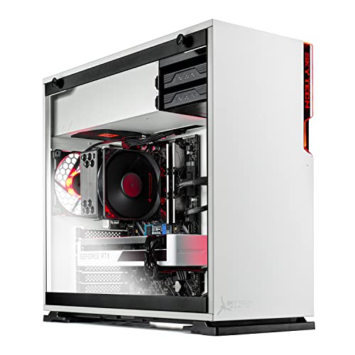 Skytech Gaming Skytech Shiva Gaming PC Desktop β Intel Core i5 12600K 3.7 GHz, RTX 3060 Ti, 1TB NVME SSD, 32G DDR5 RGB, 650W Gold PSU, AC Wi-Fi, Windows 11 Home 64-bit