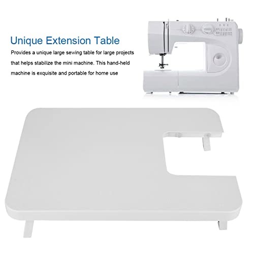 Sewing Machine Extension Board,brother sewing machine extension table ABS Plastic Mini Desktop Sewing Machine With Extension Table Extension Board , for Double Thread, Night Light, Foot Pedal