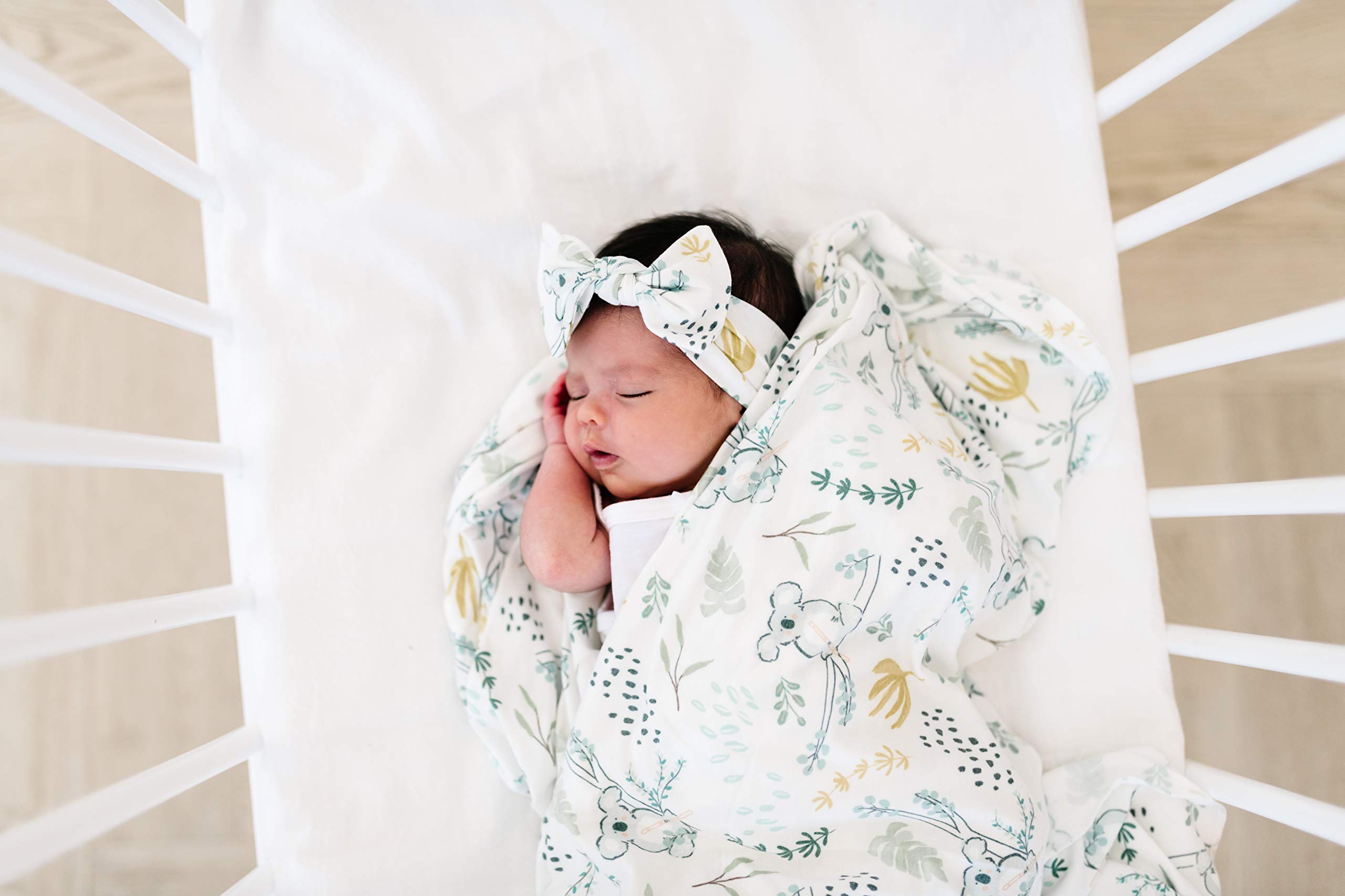 Copper Pearl Large Premium Knit Baby Swaddle Receiving Blanket Aussie