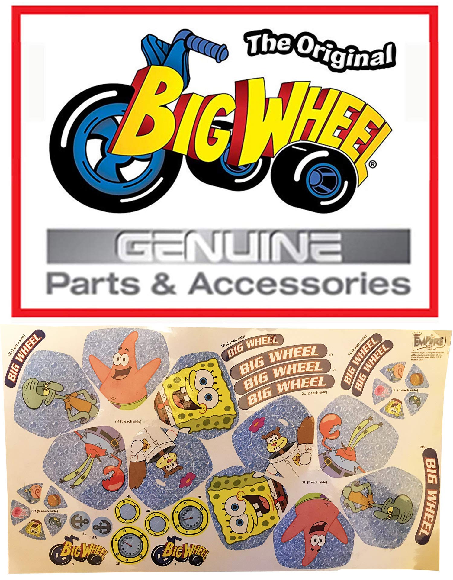 The Original Big Wheel 16 Inch Classic Tricycle - Spongebob Squarepants - Red
