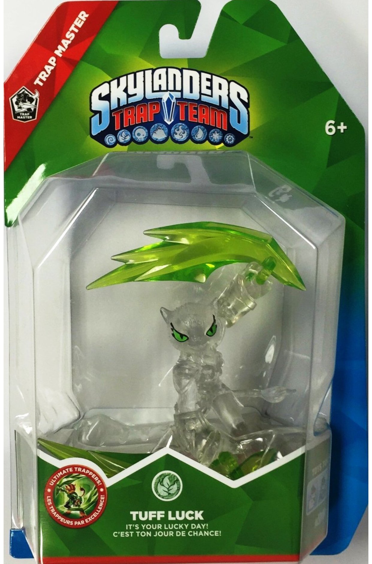 Skylanders Trap Team, Trap Master Tuff Luck Character Pack [Clear]