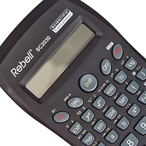 Rebell RE-SC2030 BX Scientific Calculator, Black
