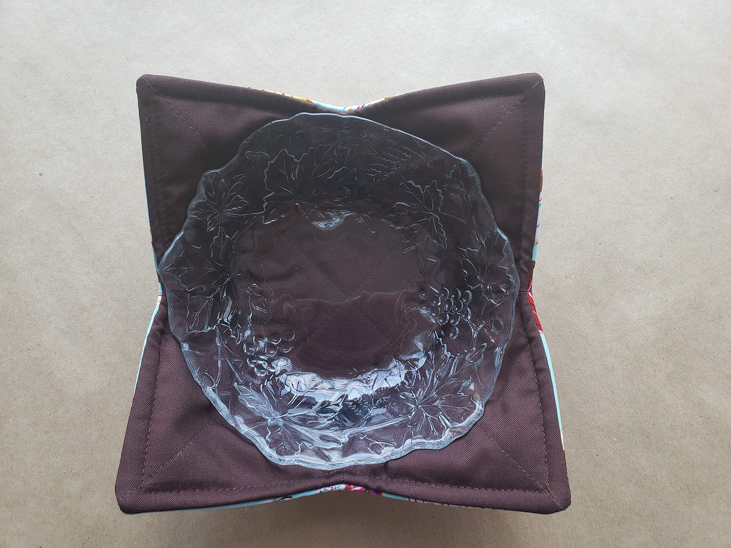 Frosted Donuts Microwave Cozy Sweet Treat Reversible Microwaveable Bowl Holder Doughnut Themed Gifts