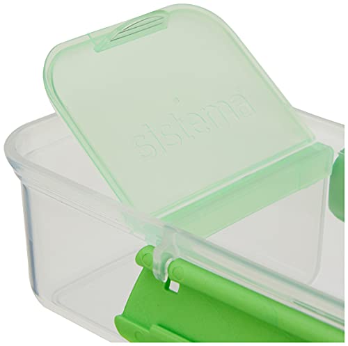 Sistema Snack Attack to Go Snack and Dip Container, 13.6 oz