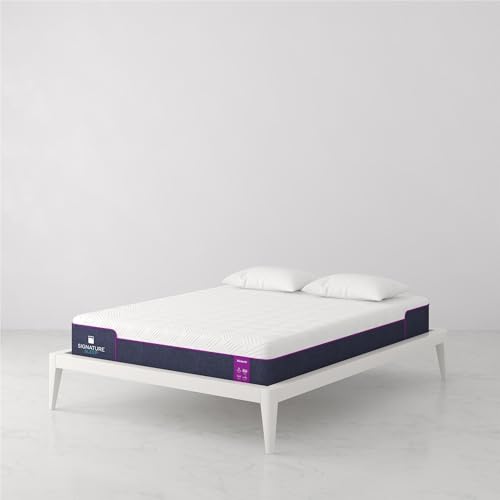 Signature Sleep Memoir 10 Inch Memory Foam Box, Medium, Certipur-US and Oeko-TEX Mattress, Queen, White