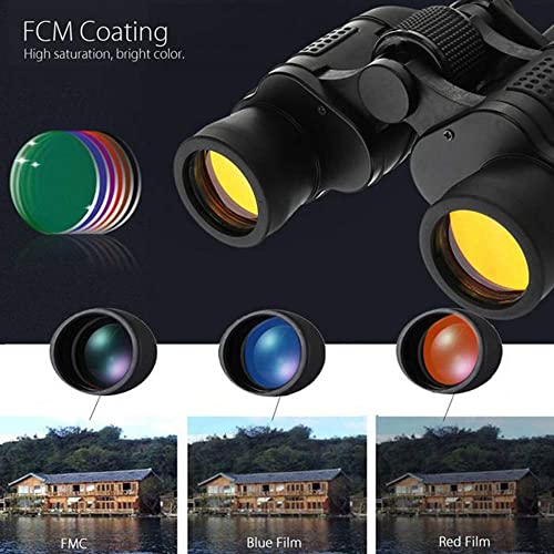 DDXPT High Clarity Binoculars Professional Portable Monocular Telescope FMC BAK4 Prism Binoculares for Camping Hunting Spyglass