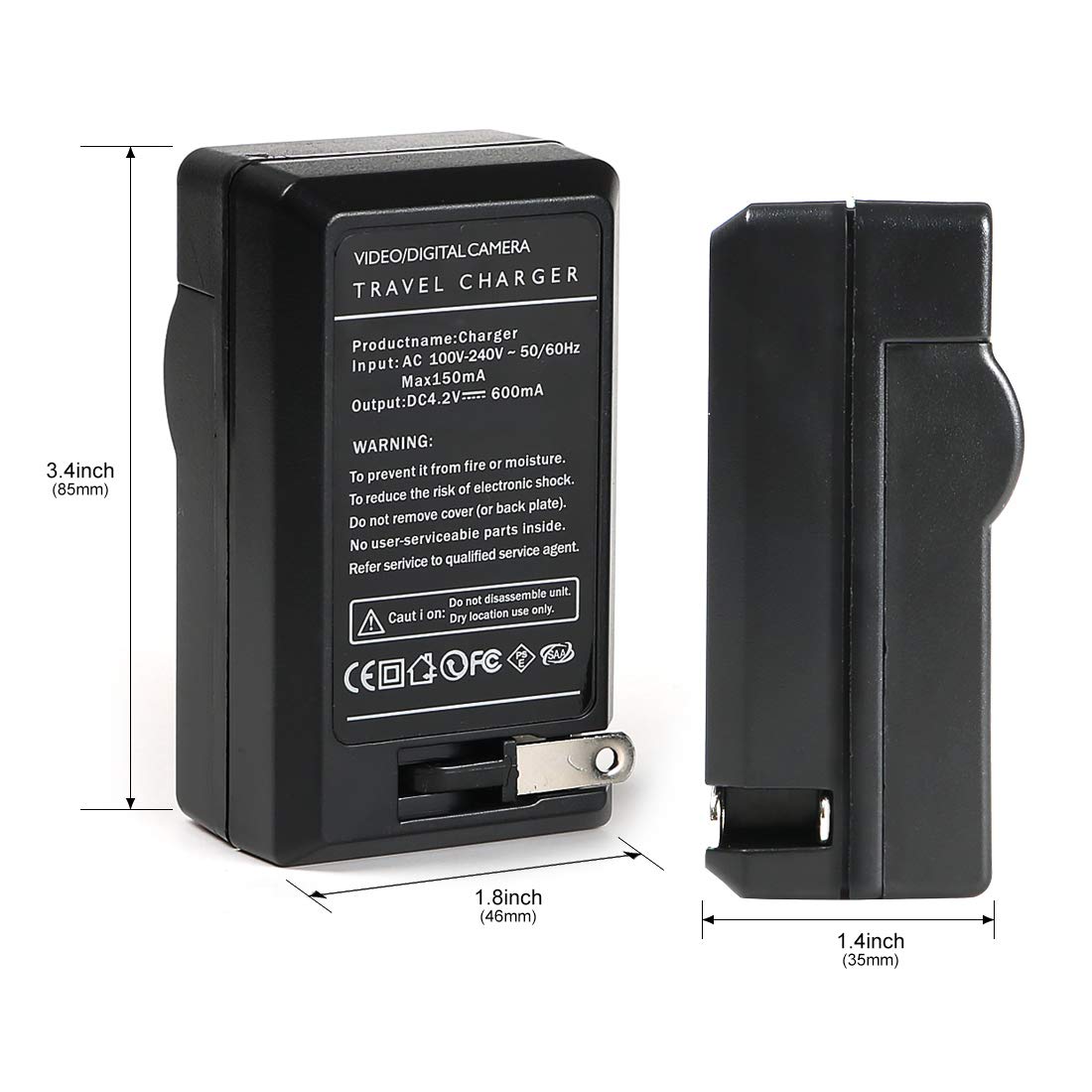 EN-EL9 EN-EL9a Battery Charger for Nikon EN-EL9 EN EL9a Battery, Nikon D40, D40X, D60, D3000, D5000 Cameras