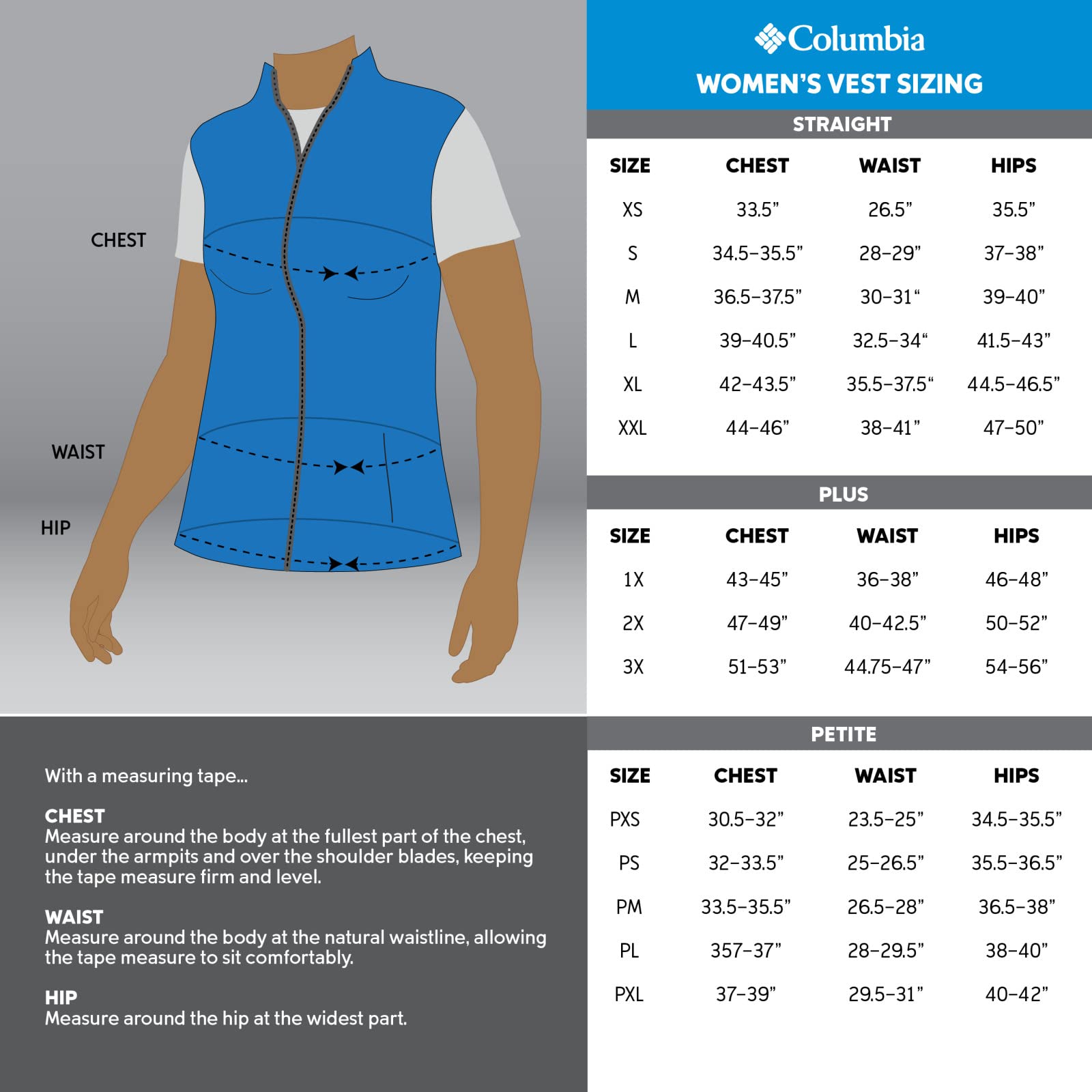 Columbia Women's Heavenly Long Vest, Trade Winds Grey, Small