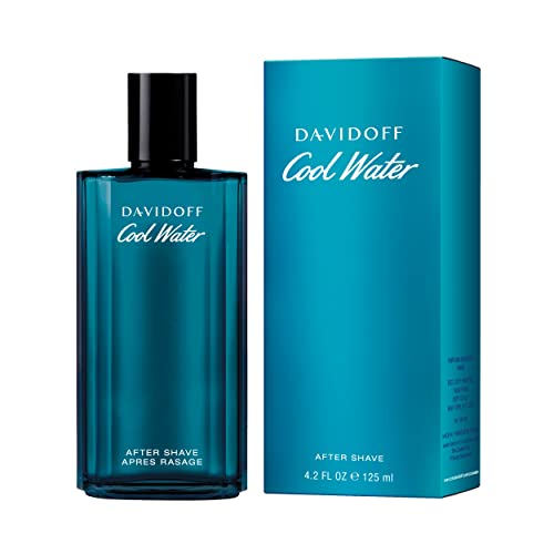 Davidoff Cool Water Aftershave for Men – With Notes of Coriander, Mint, Lavender & Amber – 4.2 fl oz.