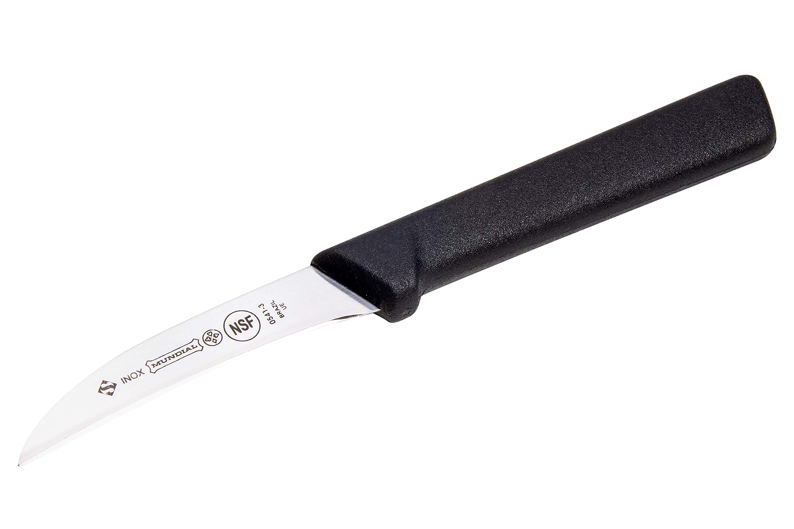 Mundial SC0541-3 3-Inch Peeling/Tourne Paring Knife Collection, Set of 3, Black
