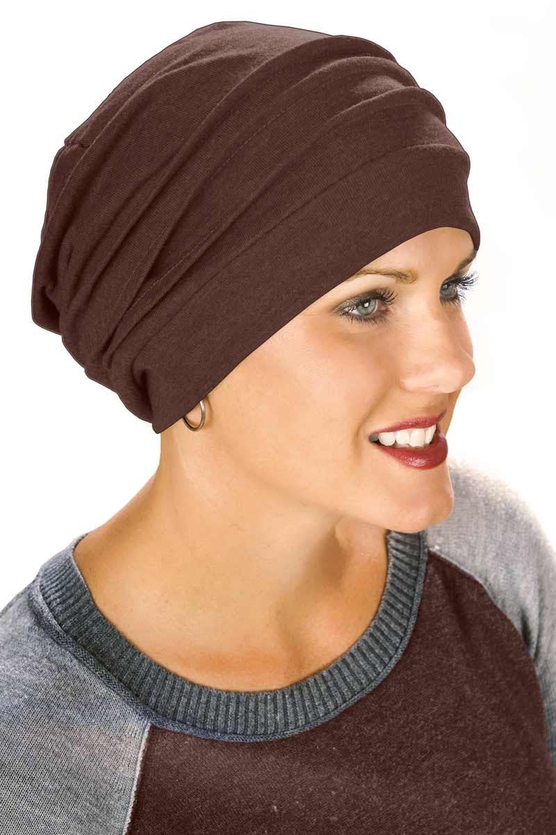 Slouchy Snood Hat - The Original 100% Cotton Slouchy Beanie - Black