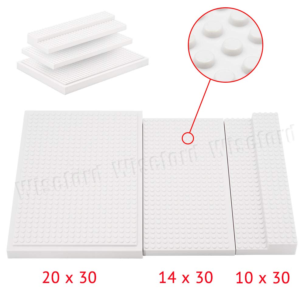 Tingacraft Acrylic Display Case (9.5 x 6.1 x 5.1 inch) Clear Box for Minifigures, White