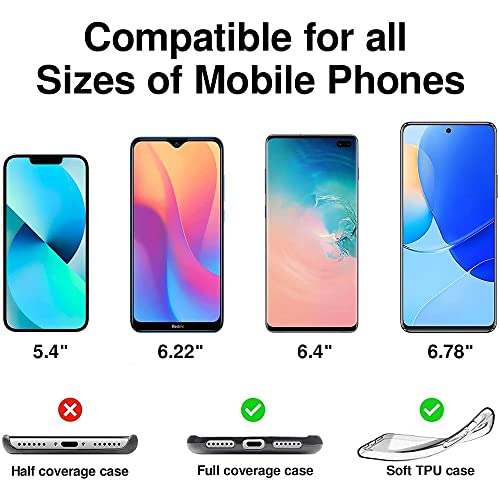 Shantime Infinix Zero 6 X620 Case + Universal Mobile Phone Lanyards, Neck/Crossbody Soft Strap Silicone TPU Cover Bumper Shell for Infinix Zero 6 Pro (6.18β)