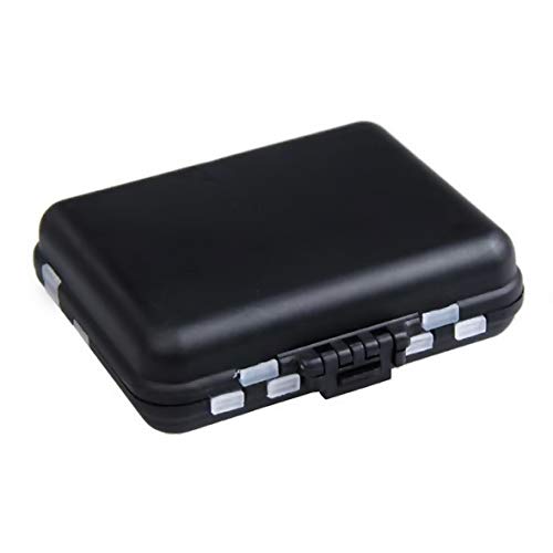 Fishing Tackle Boxes Black Small Fishing Tool Box 26 Compartments Fish Tackle Box Tackle Spoon Hooks Lure Tackle Case Fishing Accessories Storage (Color : W)