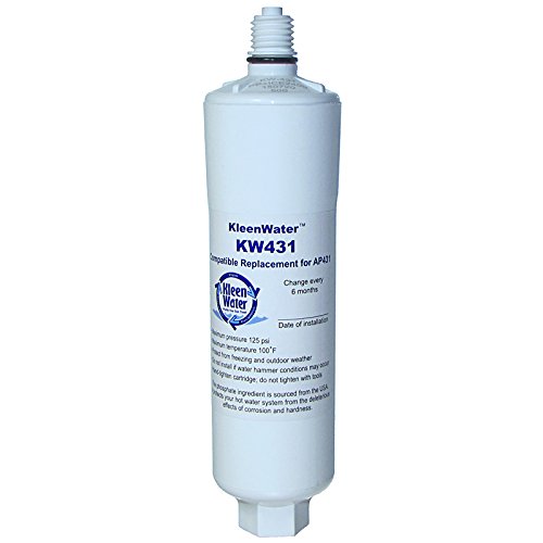 KleenWater KW431 Replacement Water Filter Compatible With Aqua-Pure AP431 - AP430SS, Set of 3