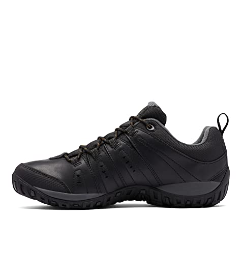 Columbia Woodburn 2 Waterproof Men's Low Rise Hiking Shoes, Black (Black/Caramel), 12 US