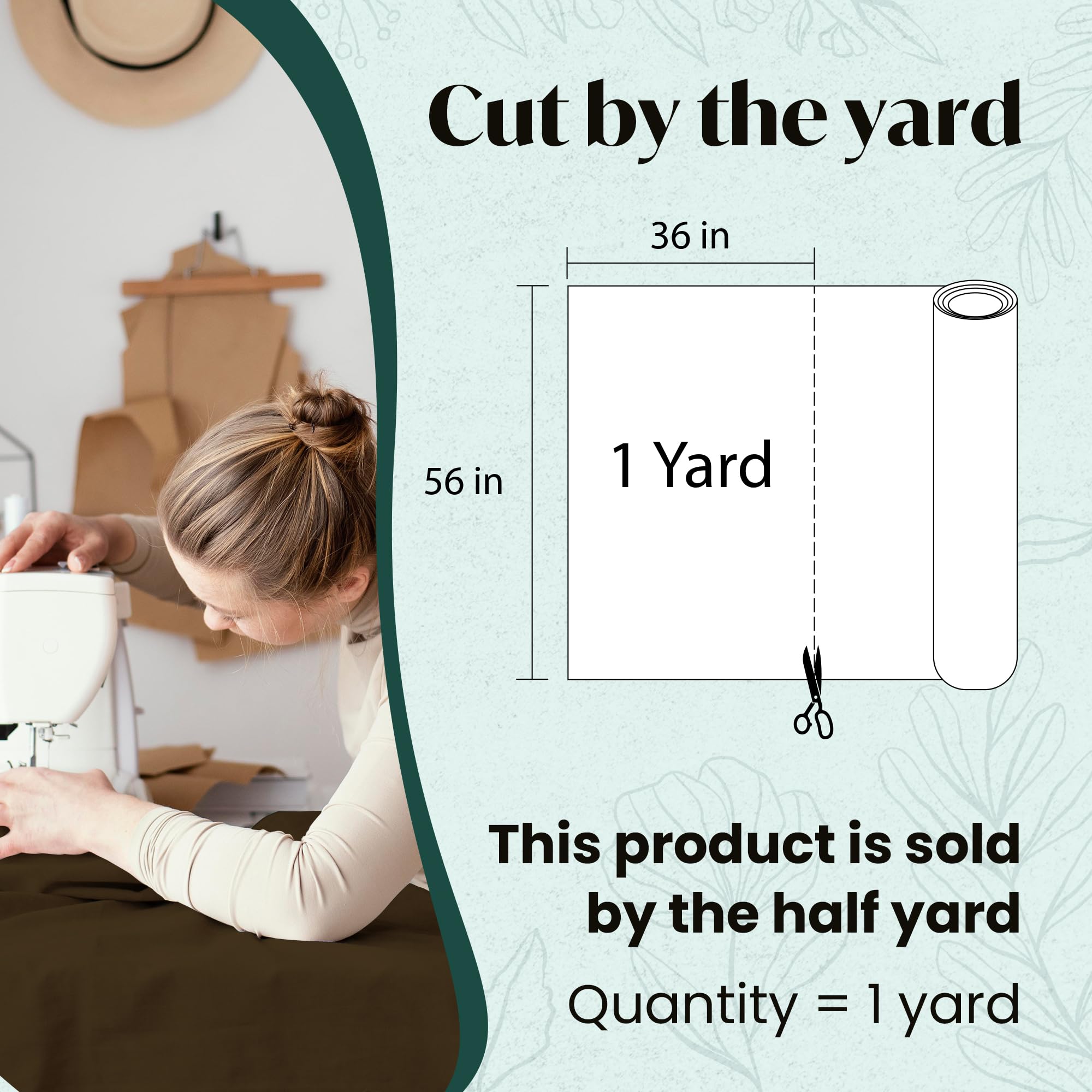 ISEE FABRIC 56"x36" Inch Costume Fabric for Sewing - Made in U.S.A - Ideal for Making Costumes, Halloween Props, Accessories, and Crafts - Versatile and Durable Material - Rich Brown (Sold by Yard)