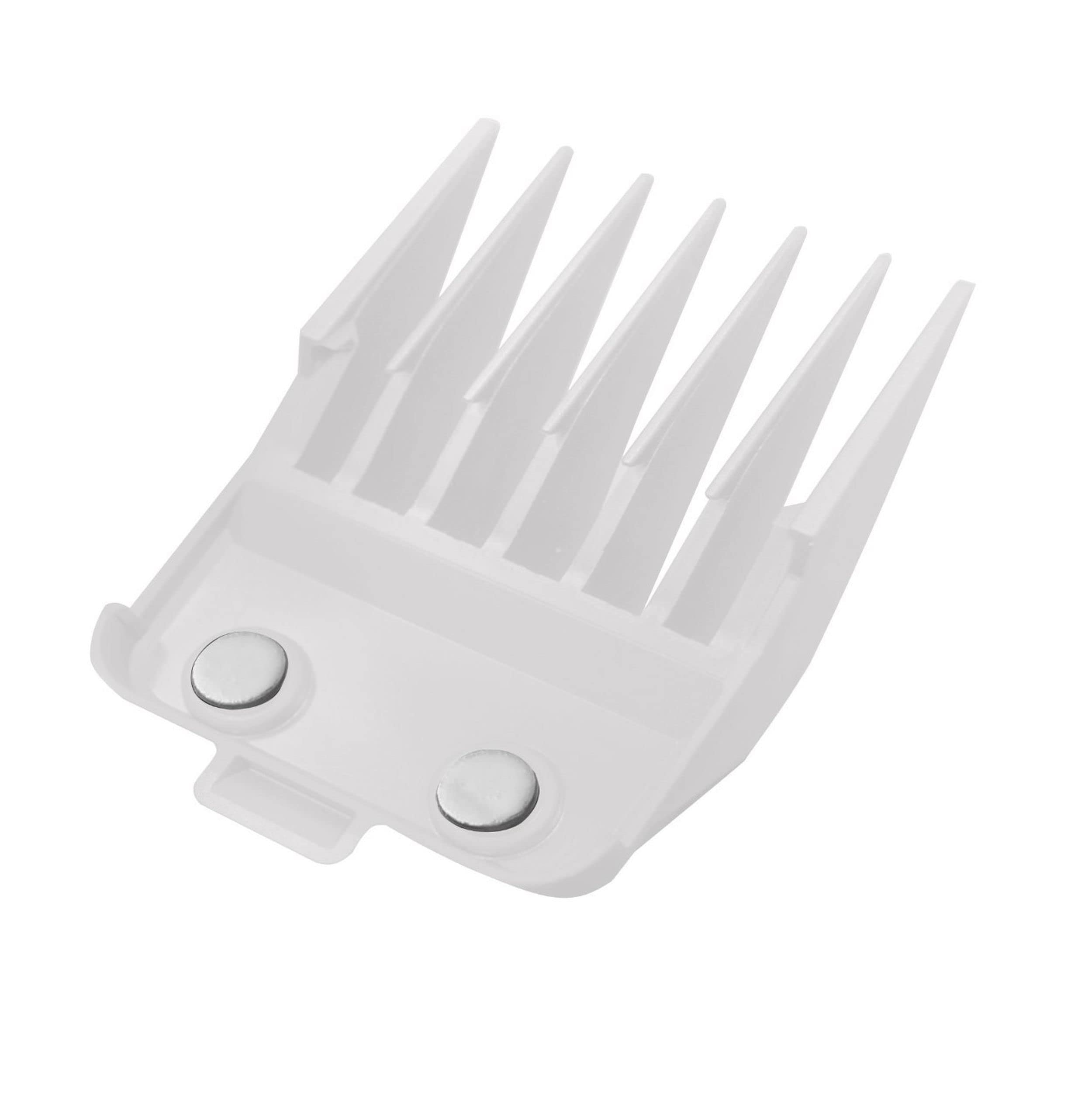 Stylecraft Professional Dub Magnetic Hair Clipper Guards, Premium Neodymium 1/16 to 3/4", White