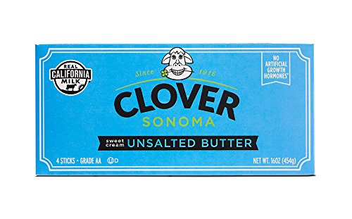 Clover Sonoma, Unsalted Sweet Cream Butter Quarters, 16 oz