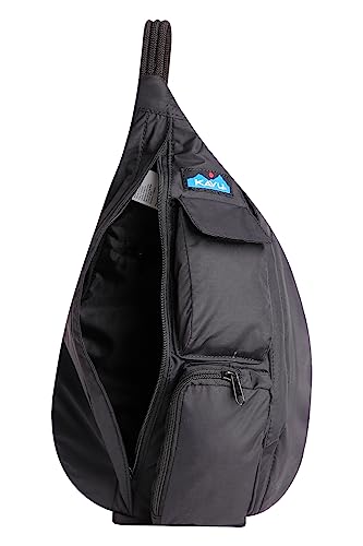 KAVU Mini Rope Sack Sling Crossbody Backpack - Blackout